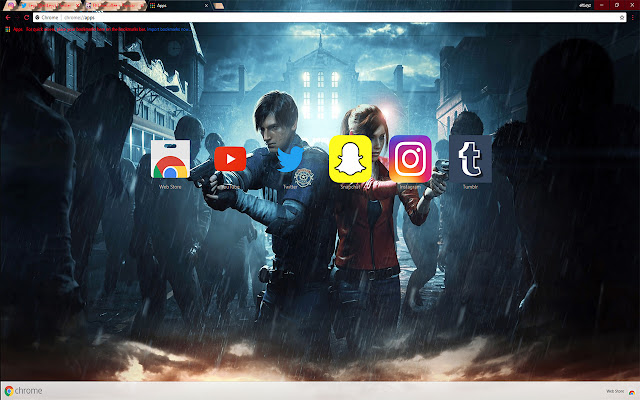 Resident Evil 2 {} Leon Claire Surrounded! in